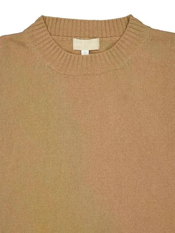 120% Lino Ribbed-knit Poncho