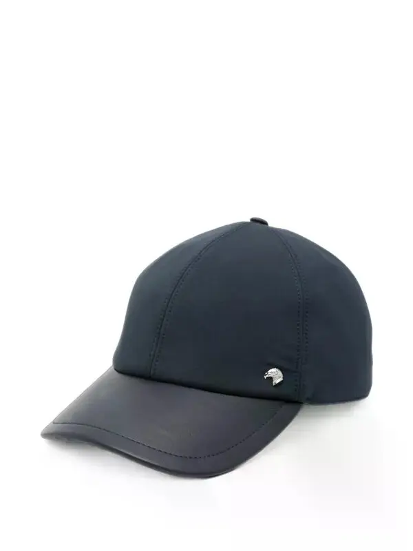 Stefano Ricci Leather-trim Logo-plaque Baseball Cap - Blue