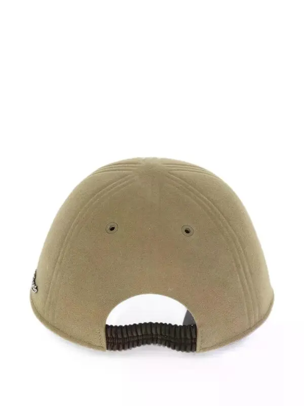 Zegna Logo-plaque Wool Baseball Cap