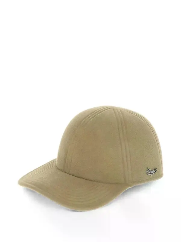 Zegna Logo-plaque Wool Baseball Cap
