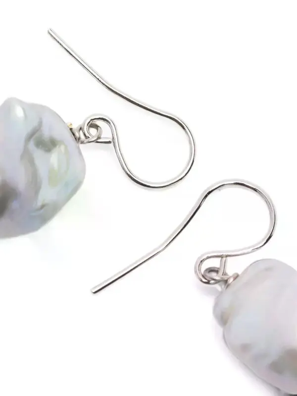 JIL SANDER Grainy Pearl Earrings