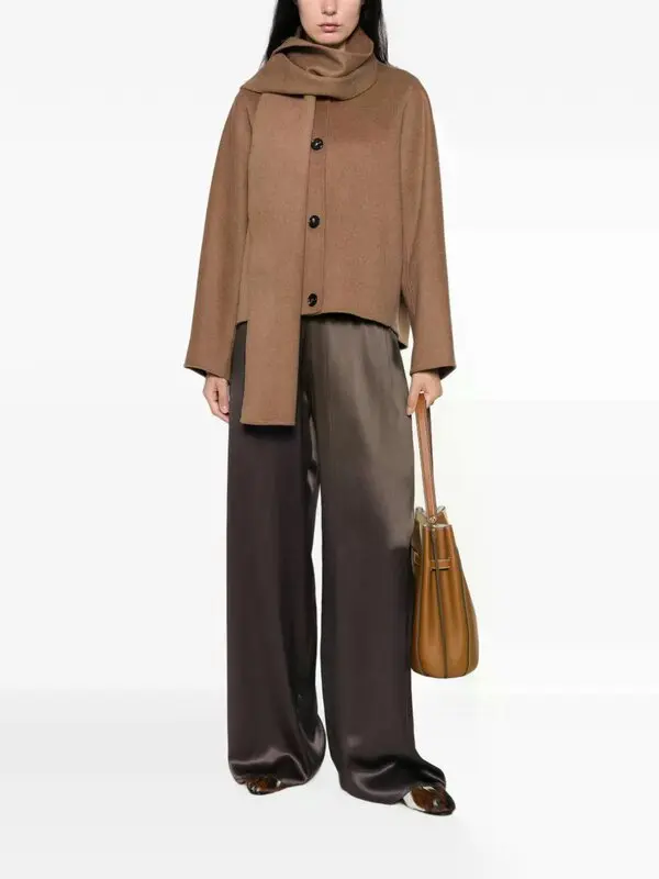 Dusan Satin Finish Palazzo Pants
