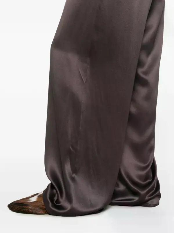 Dusan Satin Finish Palazzo Pants