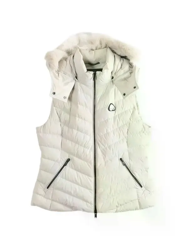 Moose Knuckles Fur-trim Quilted Gilet
