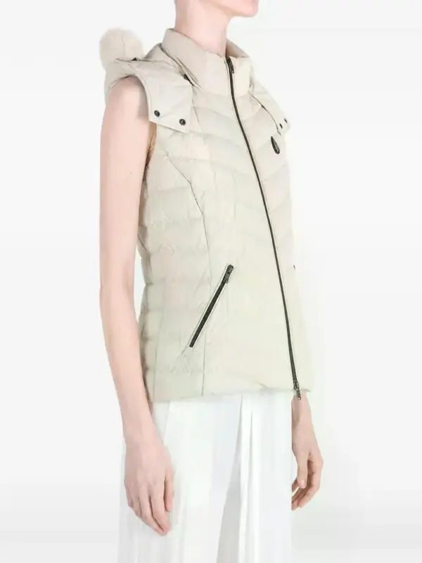 Moose Knuckles Fur-trim Quilted Gilet