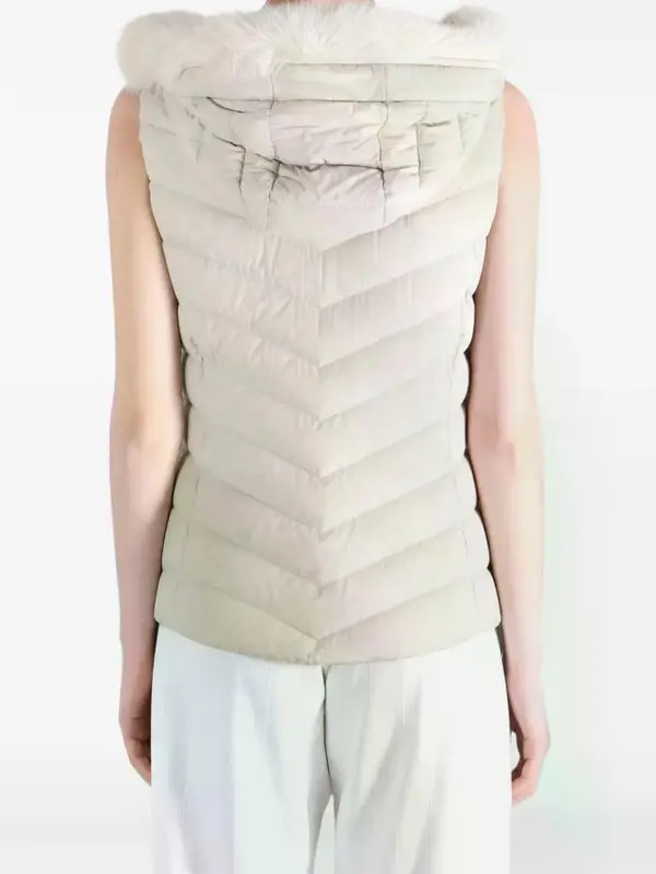 Moose Knuckles Fur-trim Quilted Gilet