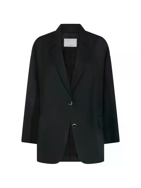 NINE:INTHE:MORNING Single-breasted Wool Blazer - Black