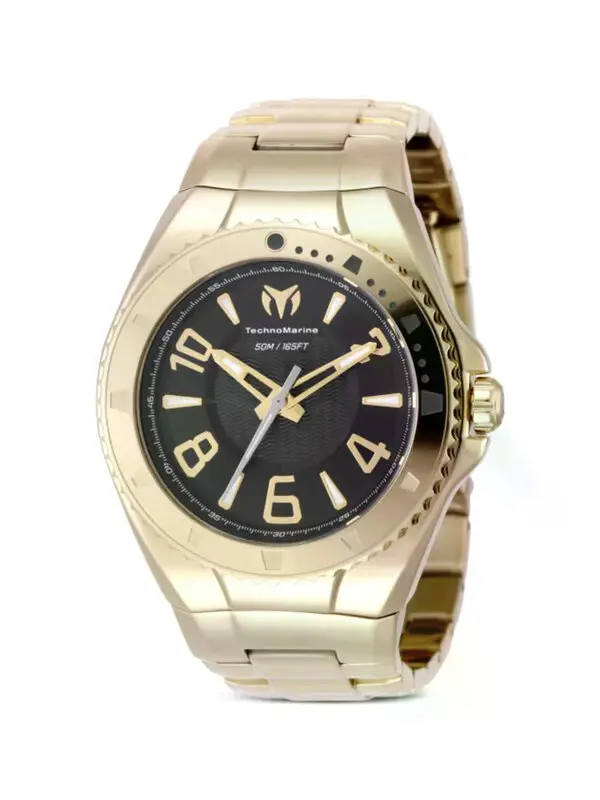 TECHNOMARINE Gold Tone Watch - Black