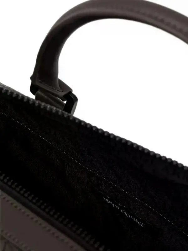Armani Exchange All-over Logo-embossed Holdall