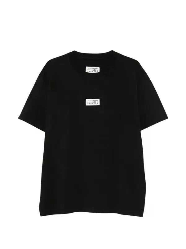 MAISON MARGIELA Logo-patch T-shirt - Black