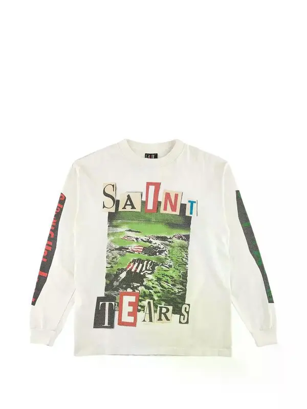 SAINT MXXXXXX Saint Tears Long-sleeve T-shirt