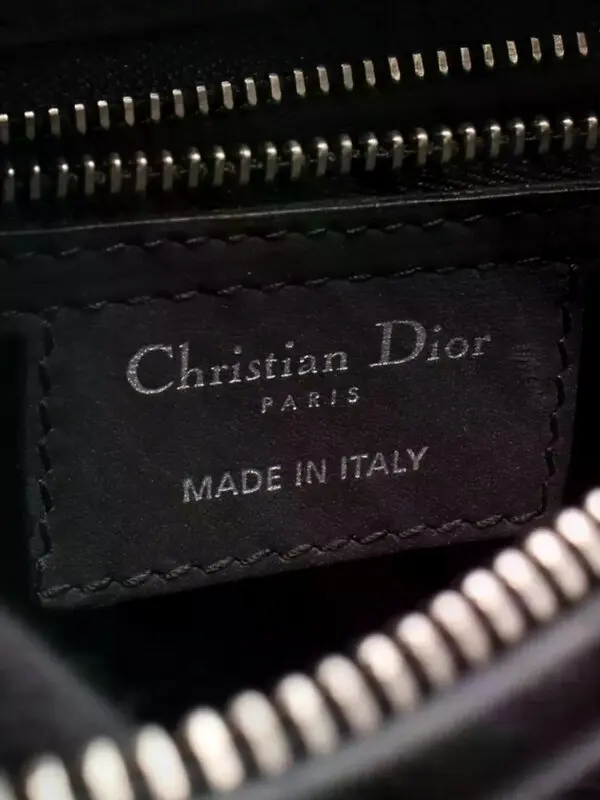 Dior 2010-2026 Medium Lambskin Cannage Lady Satchel