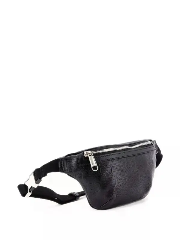 Gucci Gg Embossed Perforated Leather Small Belt Bag