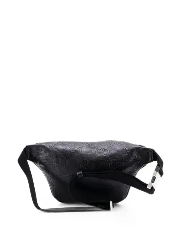 Gucci Gg Embossed Perforated Leather Small Belt Bag