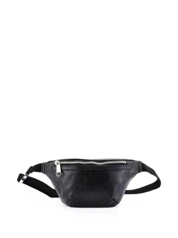 Gucci Gg Embossed Perforated Leather Small Belt Bag