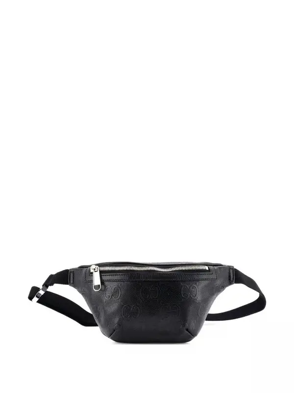 Gucci Gg Embossed Belt Bag - Black