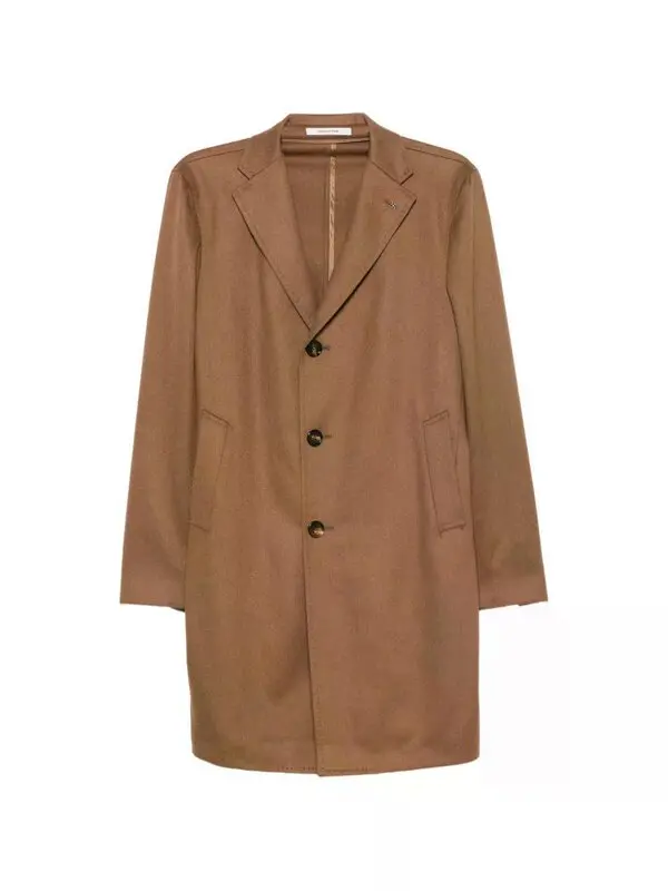 Tagliatore Single-breasted Notched Lapel Coat
