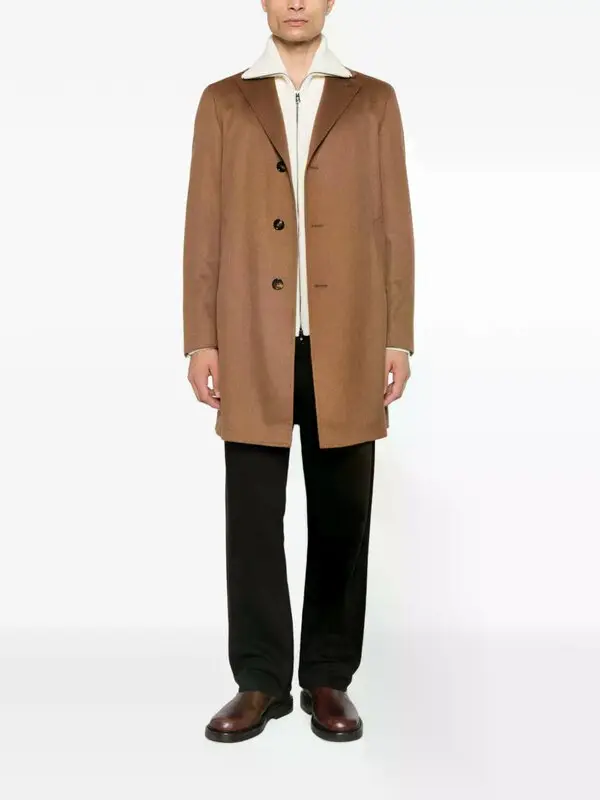 Tagliatore Single-breasted Notched Lapel Coat