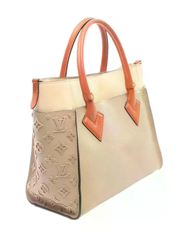 LOUIS VUITTON 2021-2026 Monogram On My Side Mm Satchel - Neutrals