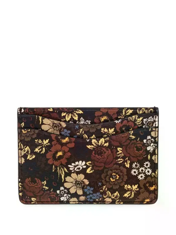 GANNI Floral-motif Card Holder