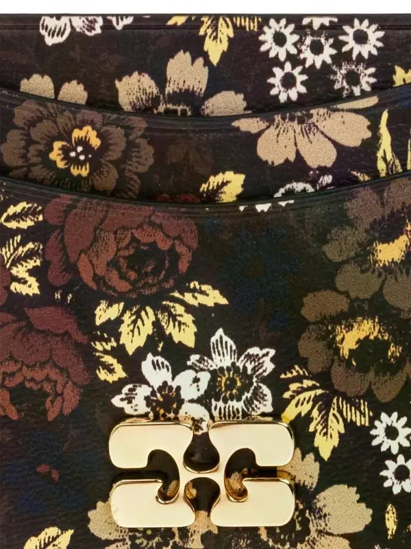 GANNI Floral-motif Card Holder