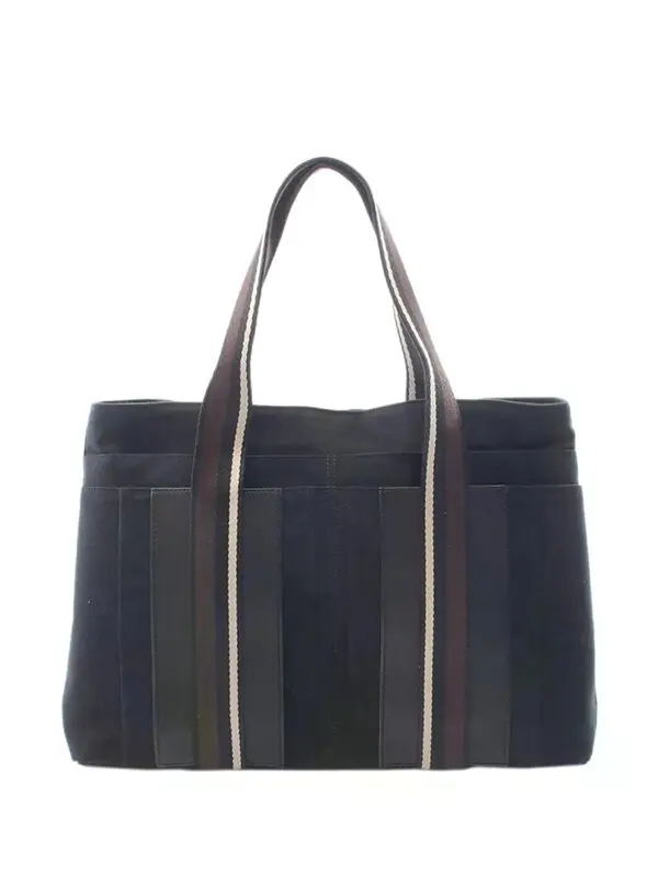 Hermès 20th Century Canvas Sac Troca Horizontal Mm Tote Bag - Black