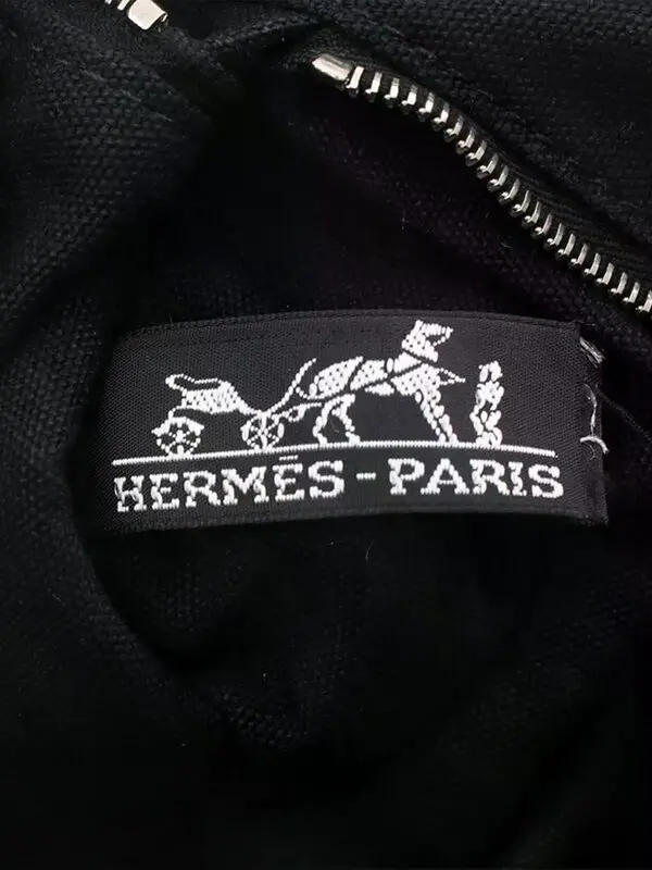 Hermès 20th Century Canvas Sac Troca Horizontal Mm Tote Bag - Black