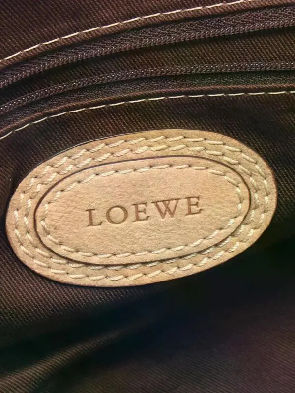 Loewe Mini Anagram Leather Tassel Handbag