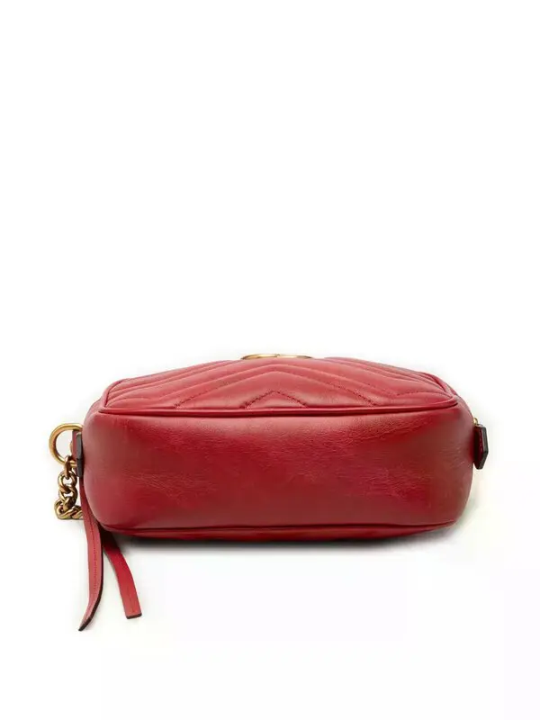 Gucci Gg Marmont Matelassé Bag - Red