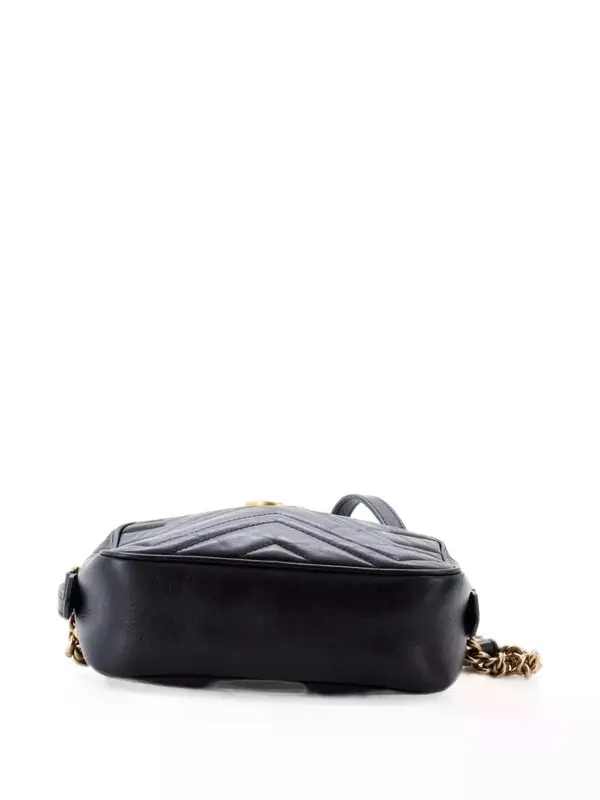 Gucci Gg Marmont Matelassé Leather Mini Shoulder Bag