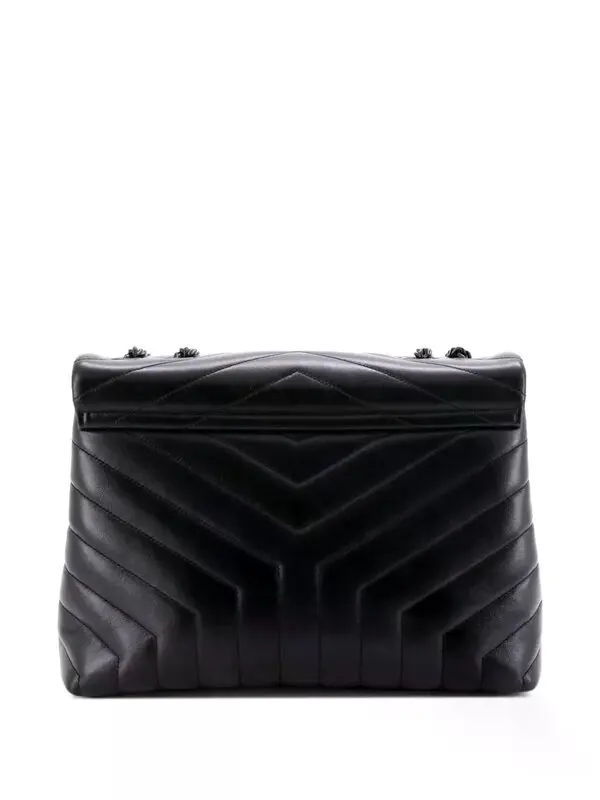 Saint Laurent Loulou Matelassé Bag - Black