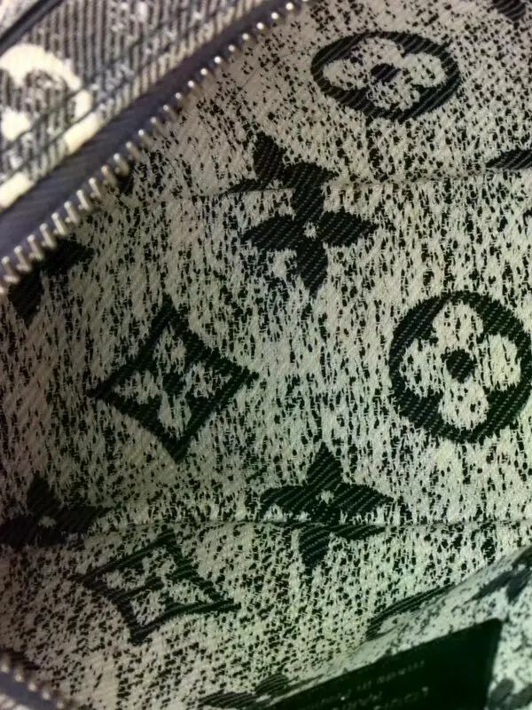 LOUIS VUITTON Monogram Jacquard Denim Hobo Bag - Grey