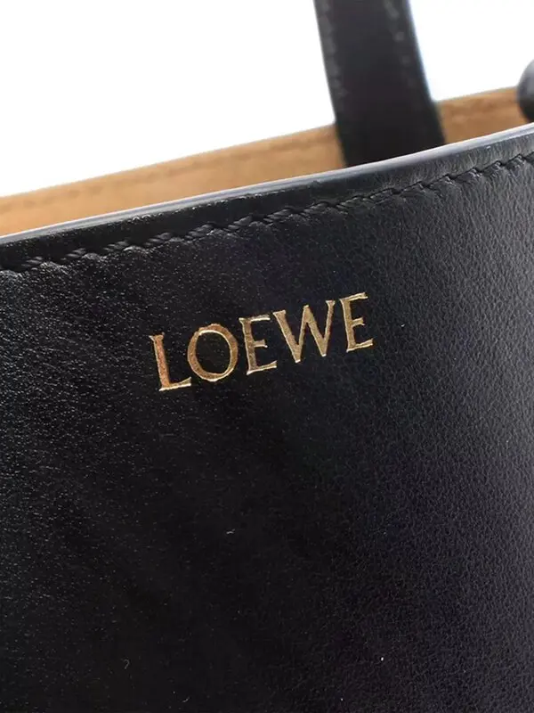 Loewe 2015-2026 Mini Calfskin Puzzle Fold Tote Satchel