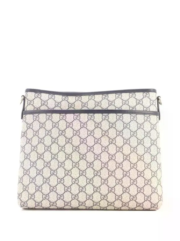 Gucci Gg Coated Canvas Messenger Bag