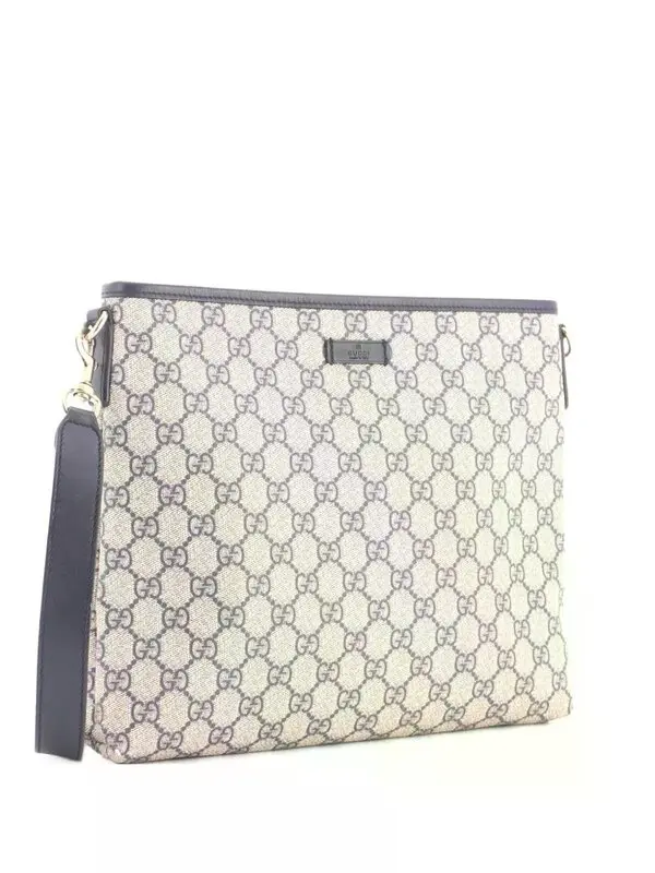 Gucci Gg Coated Canvas Messenger Bag
