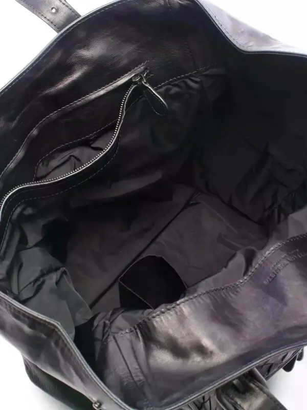 Bottega Veneta 2000s Intrecciato Pocket Tote Bag