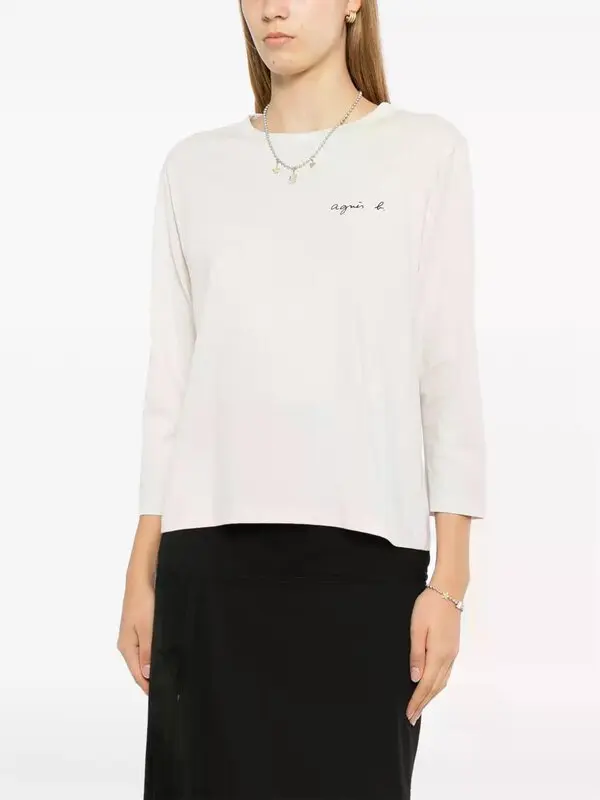 AGNES B. Logo Print T-shirt