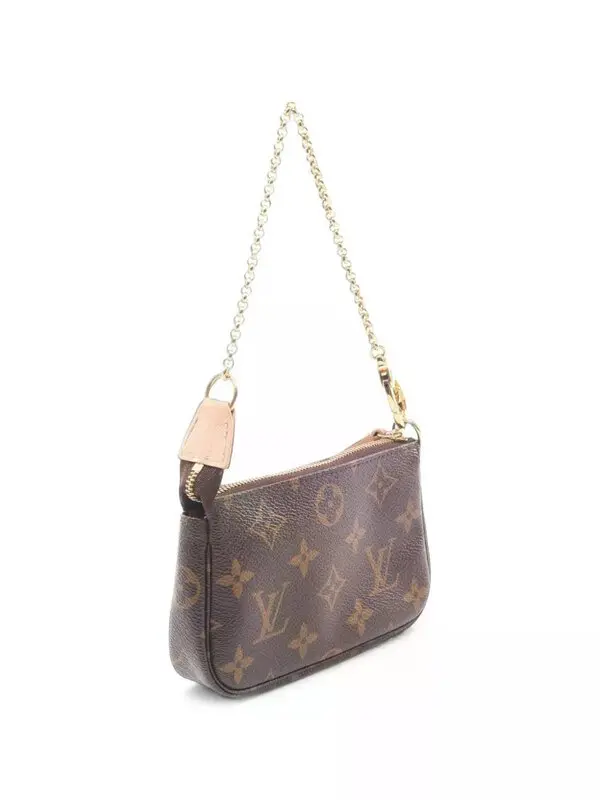 LOUIS VUITTON 2010 Mini Monogram Accessoires Handbag - Brown