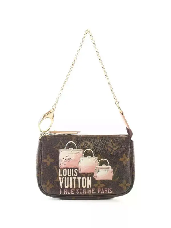 LOUIS VUITTON Mini Monogram Accessoires Handbag - Brown