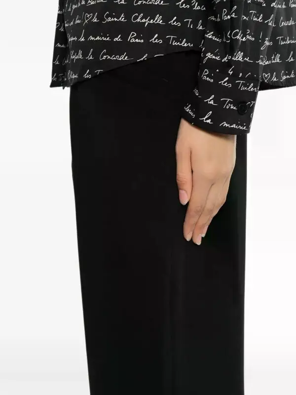 AGNES B. Wide-leg Elasticated Trousers