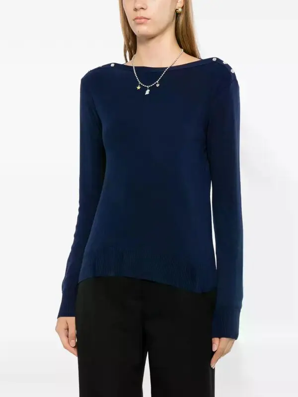 AGNES B. Badiane-pearl Snap Sweater
