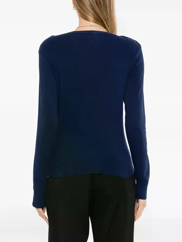 AGNES B. Badiane-pearl Snap Sweater