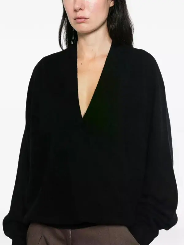 Frenckenberger Johnny V-neck Cashmere Sweater