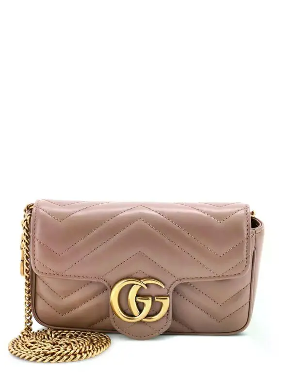 Gucci Matelassé Leather Super Mini Bag - Neutrals
