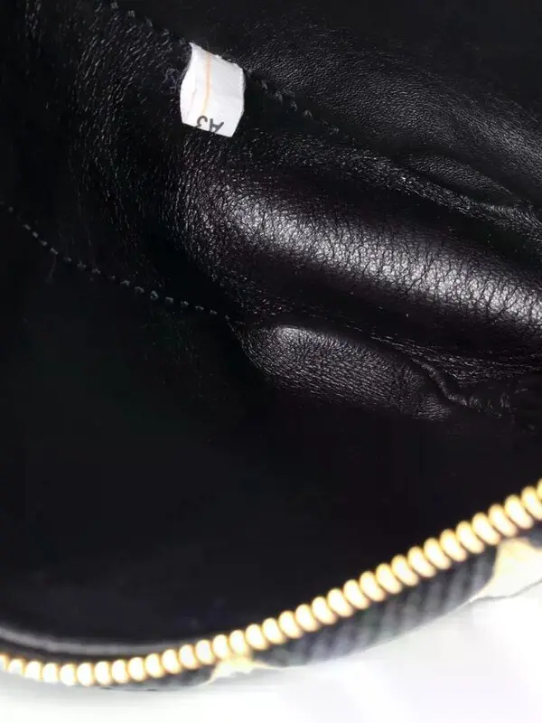 Prada Double Symbole Triangle Bag Leather And Jacquard Mini Shoulder Bag