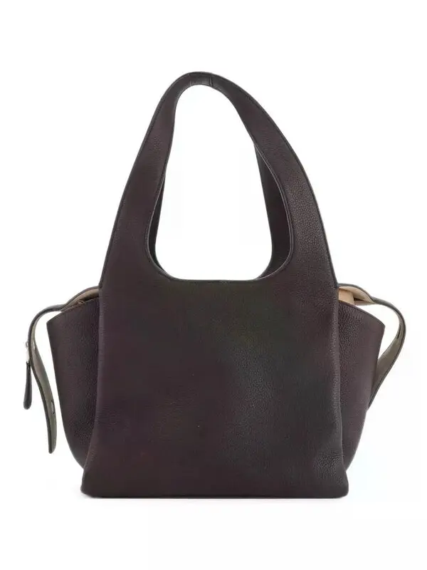 THE ROW Tr1 Bag Leather Small Tote Bag - Brown