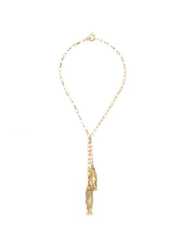Isabel Marant Étoile River Fish-pendant Chain Necklace - Gold