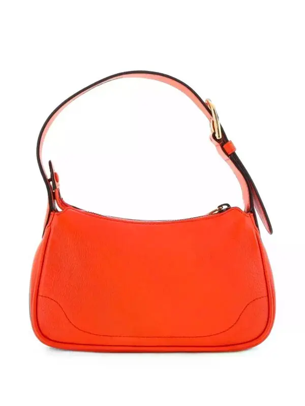Gucci Aphrodite Leather Mini Shoulder Bag - Orange
