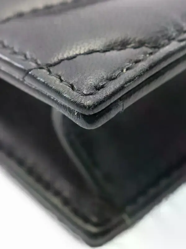 Saint Laurent 2010s Cassandra Envelope Chain Wallet