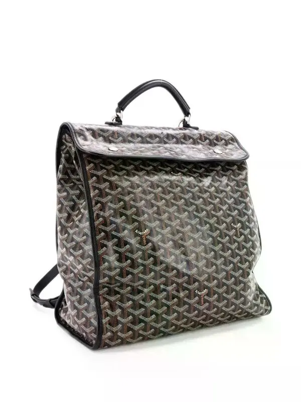 Goyard Saint Leger Briefcase Coated Canvas Backpack